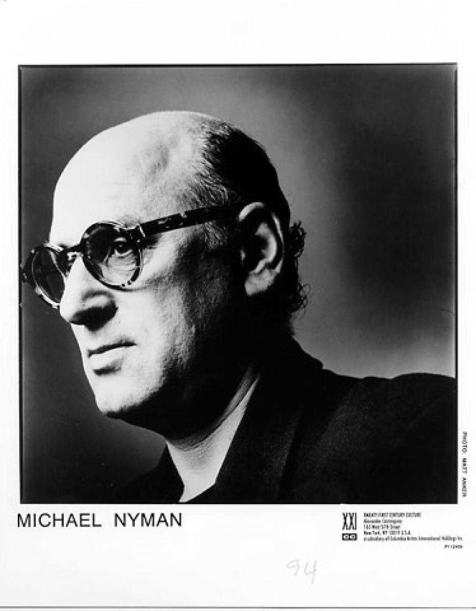Michael Nyman Vintage Concert Photo Promo Print at Wolfgang's