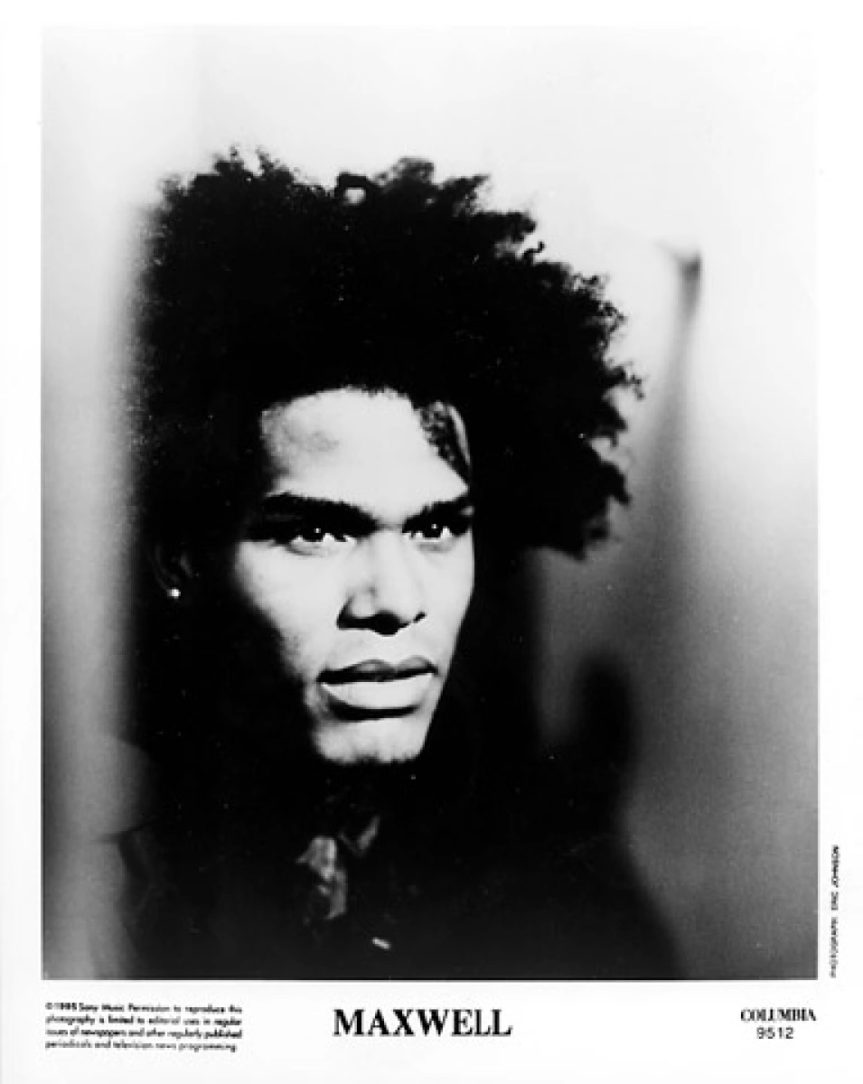 Maxwell Vintage Concert Photo Promo Print, 1995 at Wolfgang's