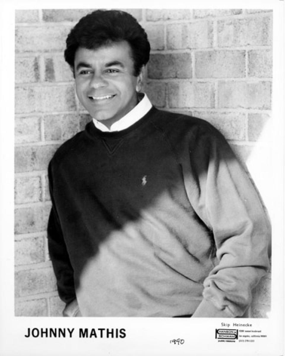 Johnny Mathis Vintage Concert Photo Promo Print at Wolfgang's
