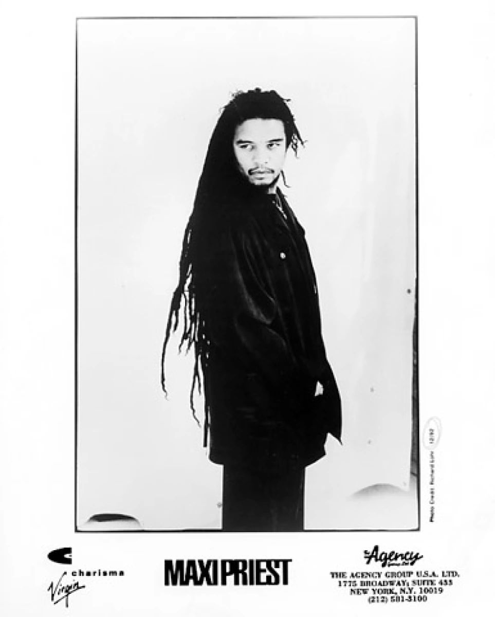 Maxi Priest Vintage Concert Photo Promo Print, 1992 at Wolfgang's