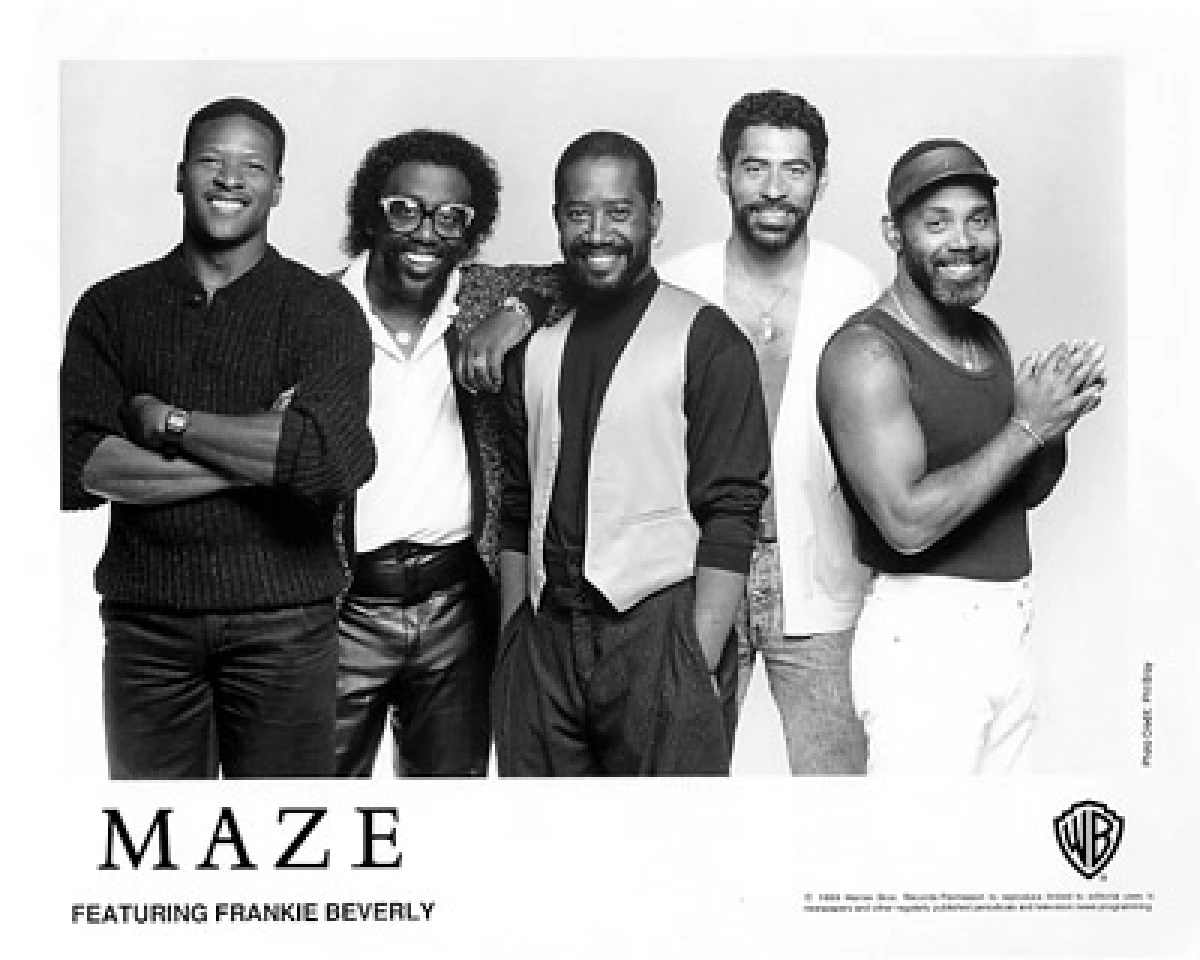 Maze Vintage Concert Photo Promo Print, 1989 at Wolfgang's