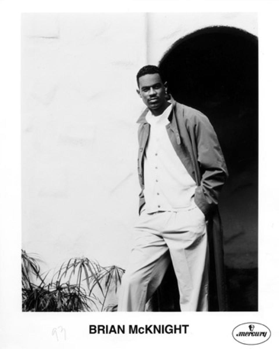 Brian McKnight Vintage Concert Photo Promo Print at Wolfgang's