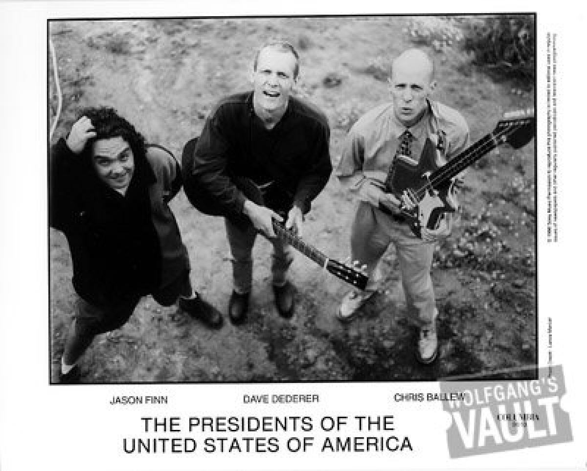 Presidents of the United States of America Vintage Concert Photo Promo ...