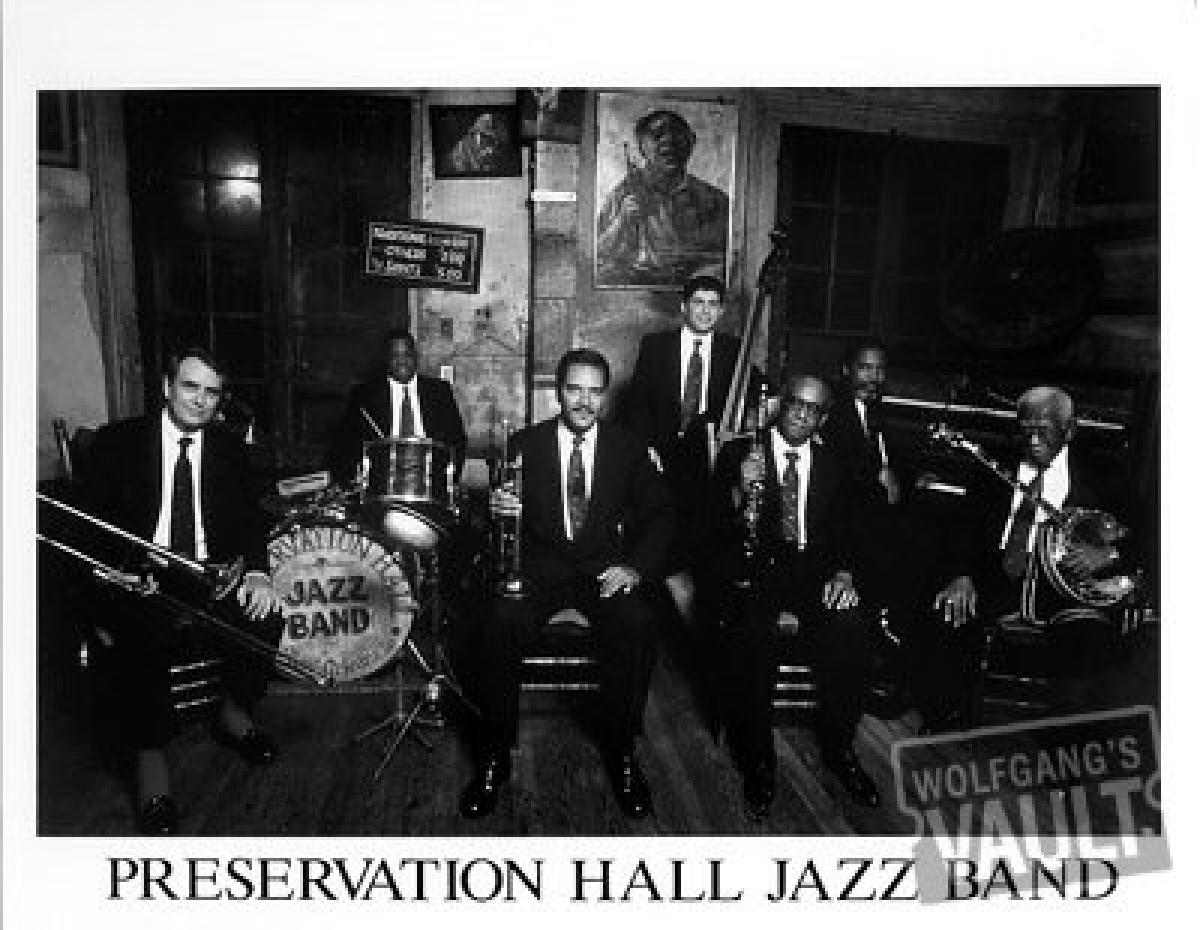 Preservation Hall Jazz Band Vintage Concert Photo Promo Print at Wolfgang's