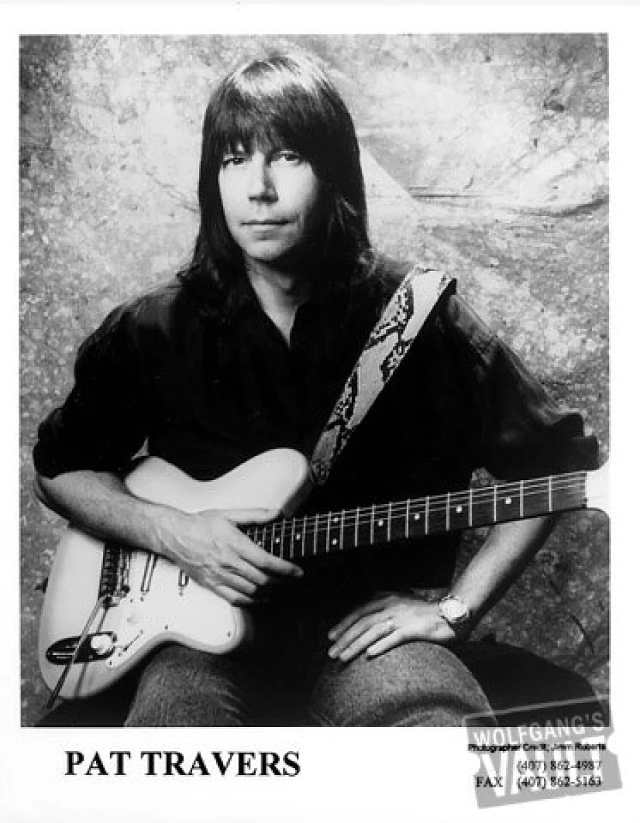 Pat Travers Vintage Concert Photo Promo Print at Wolfgang's