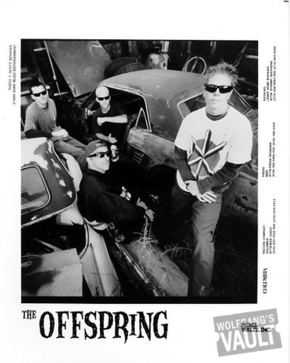 The Offspring Vintage Concert Photo Promo Print, 1996 at Wolfgang's