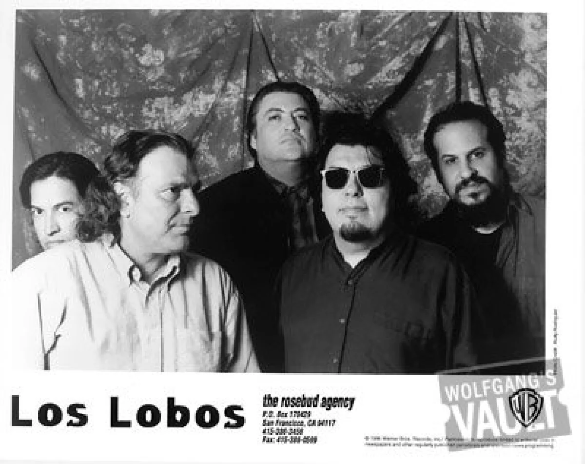 Los Lobos Vintage Concert Photo Promo Print, 1996 at Wolfgang's