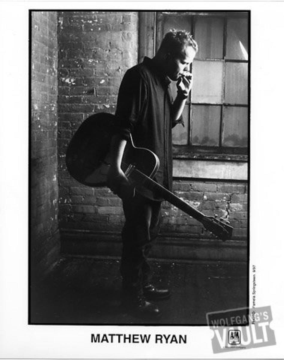 Matthew Ryan Vintage Concert Photo Promo Print, 1997 at Wolfgang's