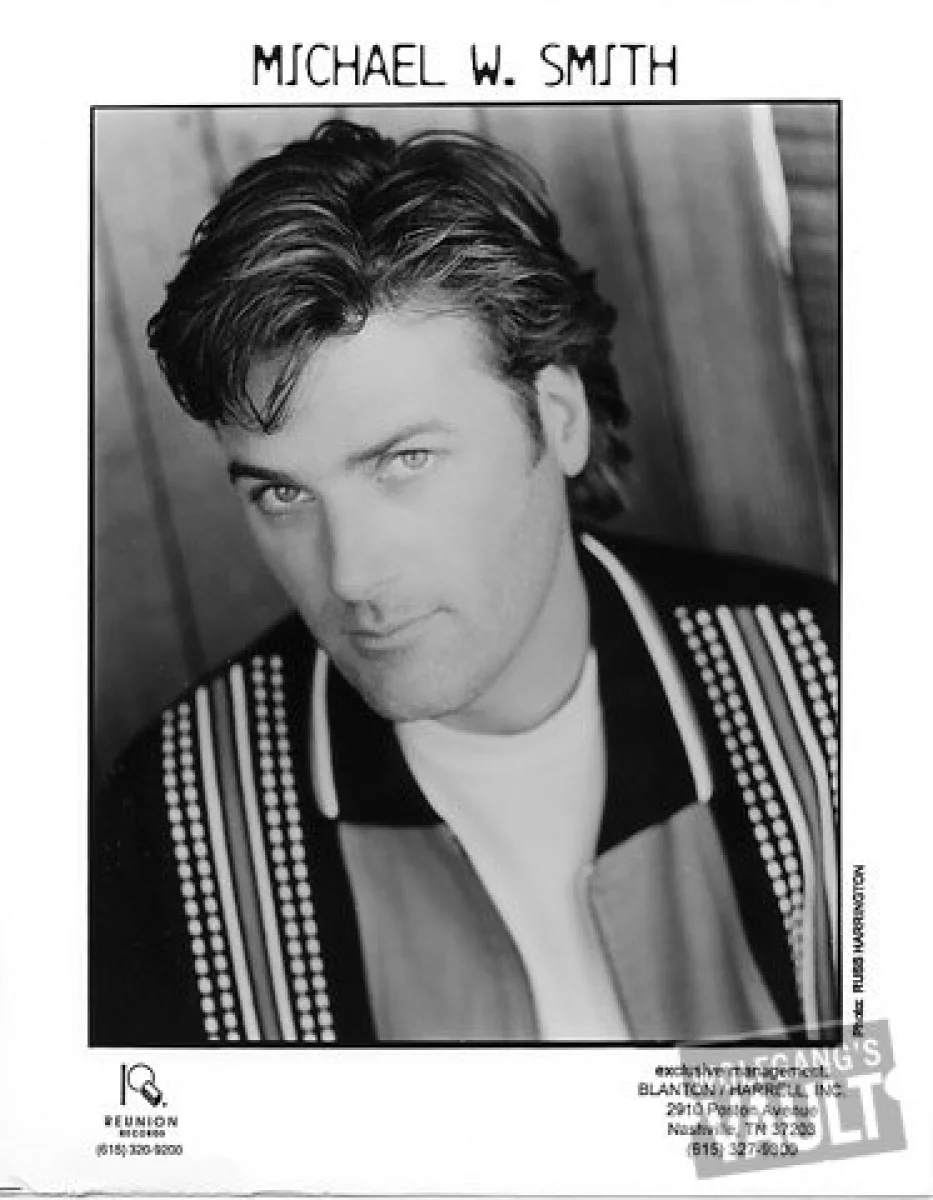 Michael W. Smith Vintage Concert Photo Promo Print at Wolfgang's