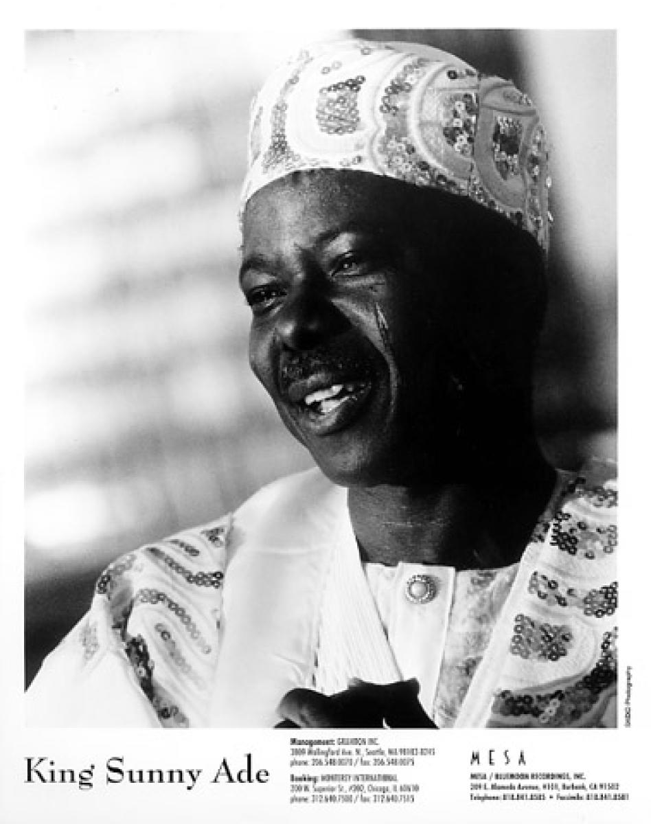 King Sunny Ade Vintage Concert Photo Promo Print at Wolfgang's