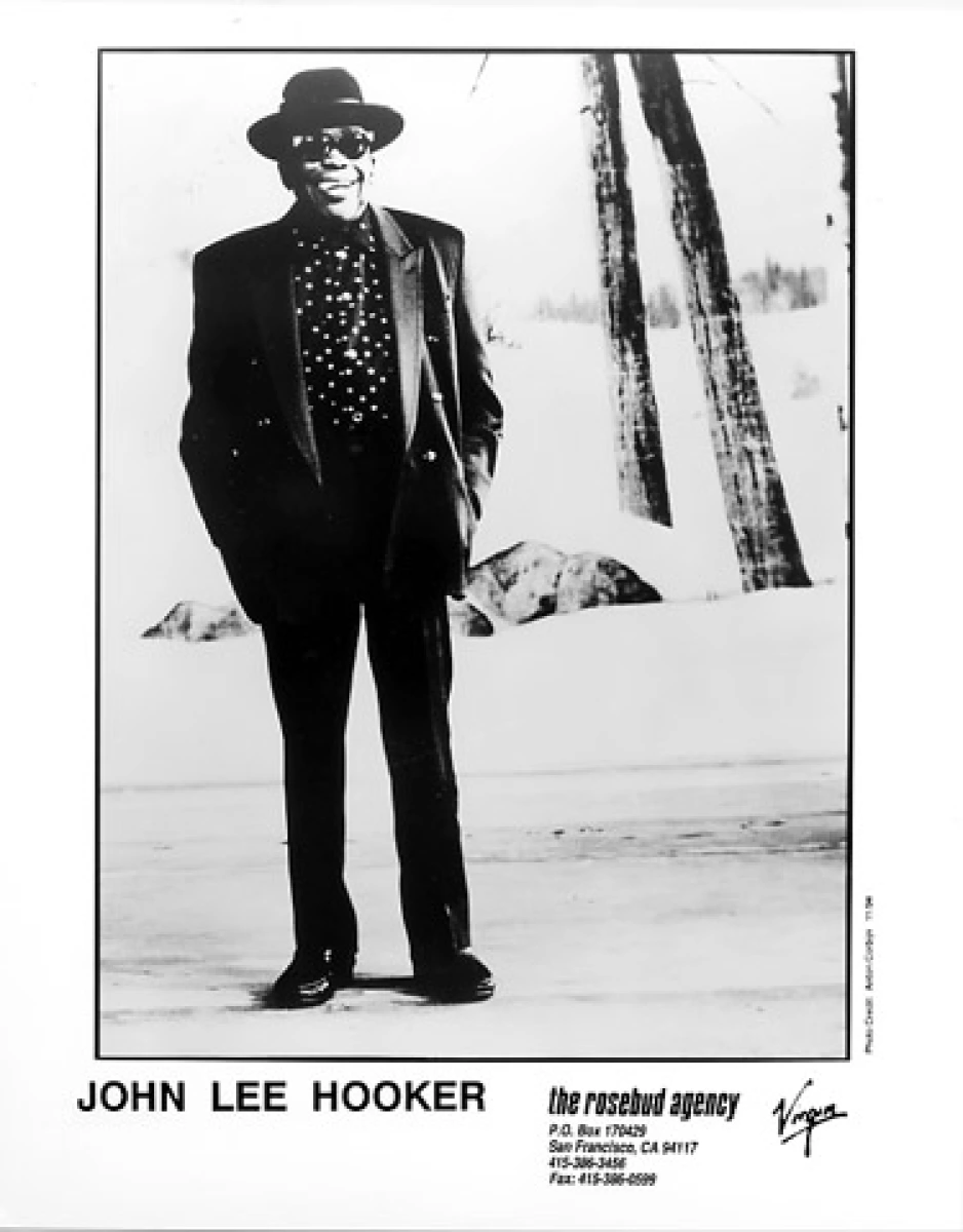 John Lee Hooker Vintage Concert Photo Promo Print at Wolfgang's