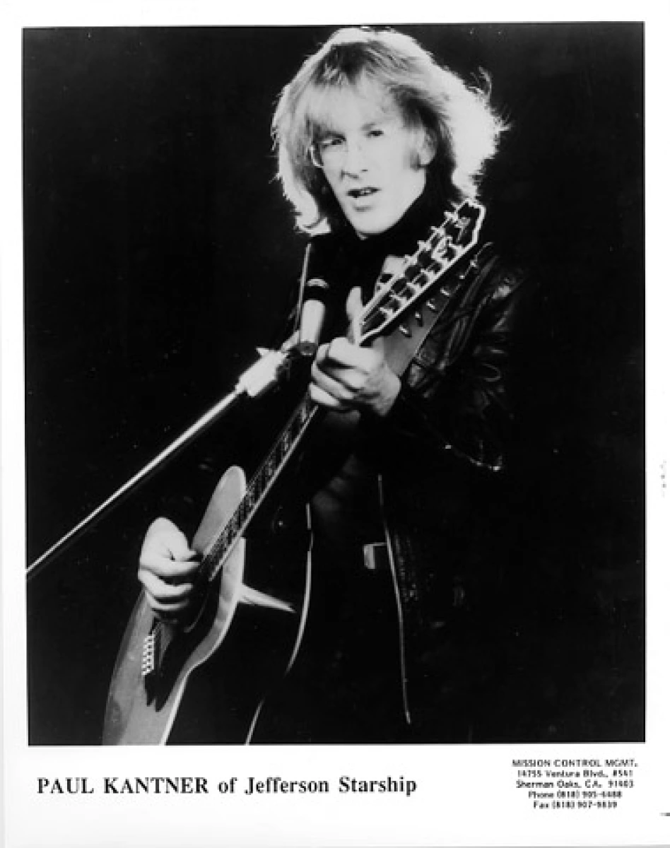 Paul Kantner Vintage Concert Photo Promo Print at Wolfgang's