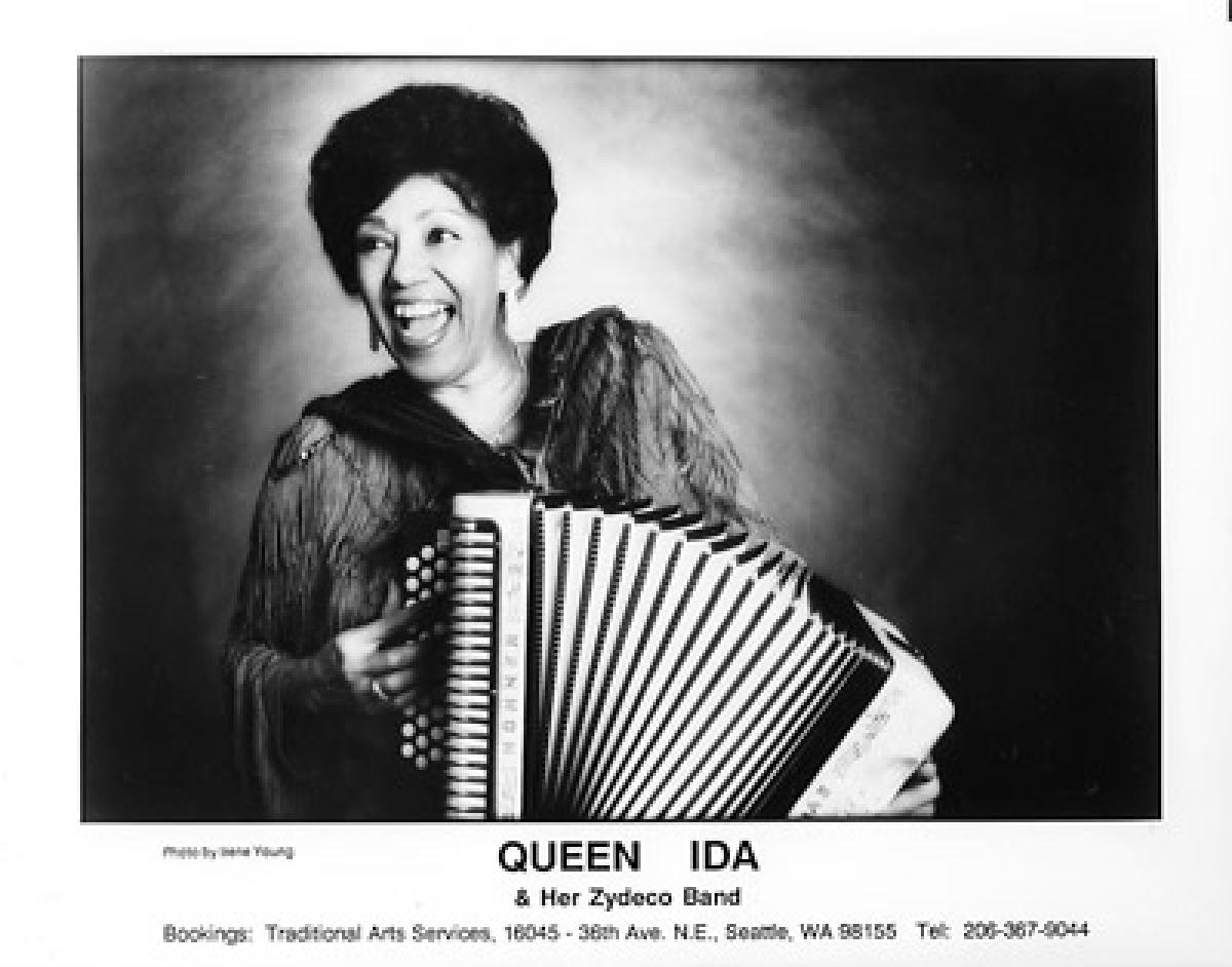 Queen Ida & Her Zydeco Band Vintage Concert Photo Promo Print at Wolfgang's