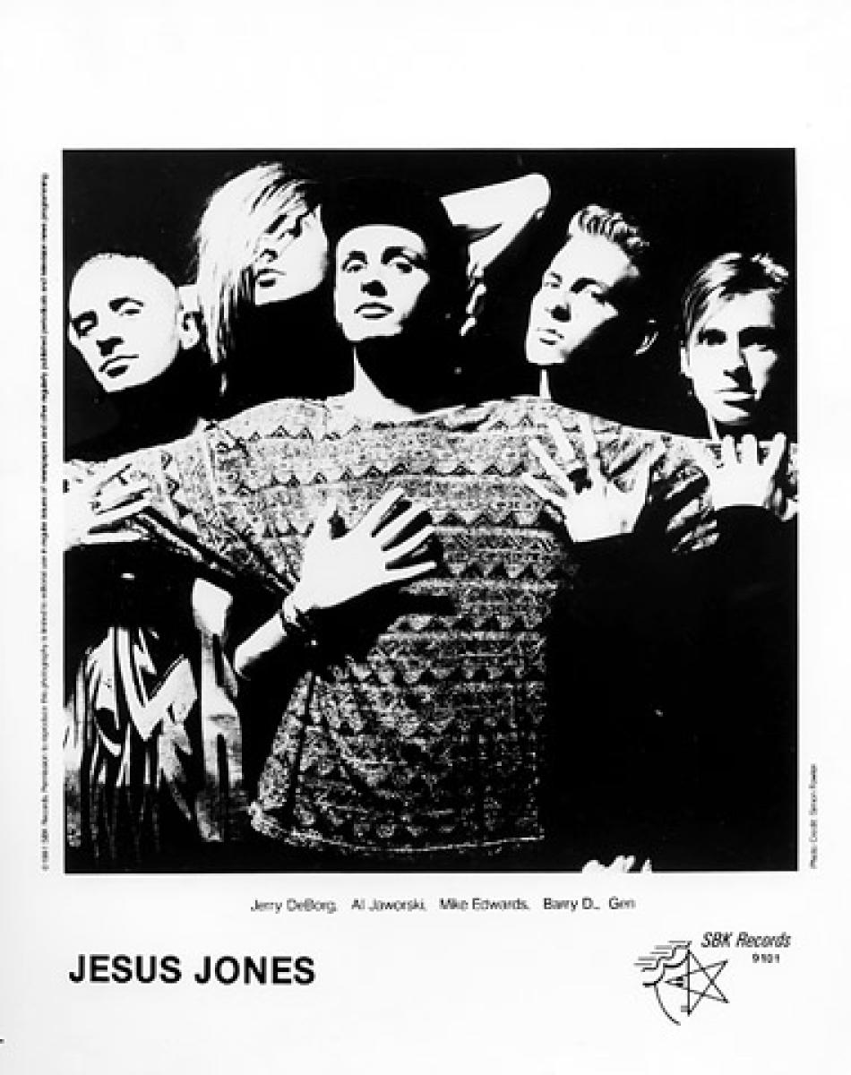 Jesus Jones Vintage Concert Photo Promo Print, 1991 at Wolfgang's