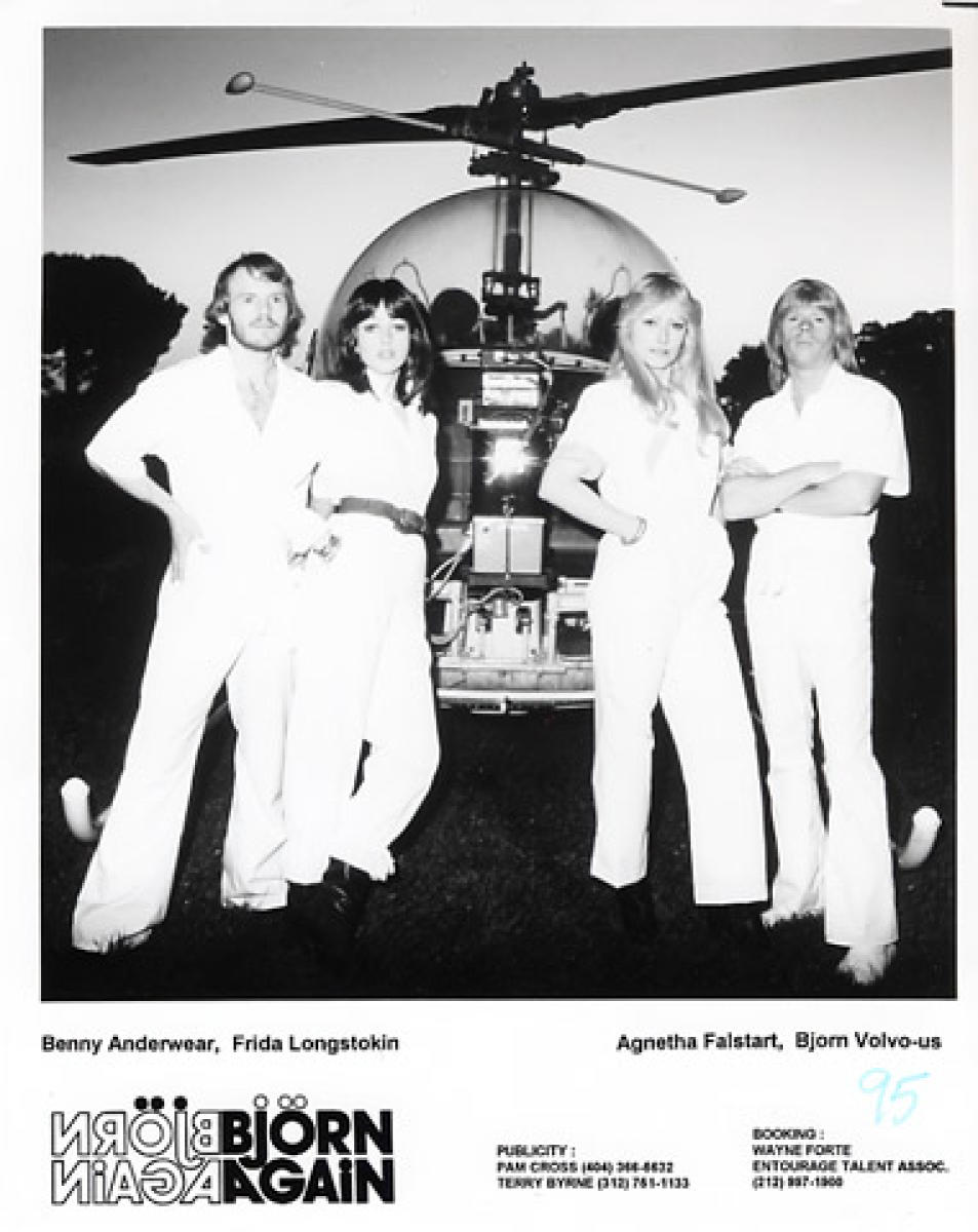 Bjorn Again Vintage Concert Photo Promo Print at Wolfgang's