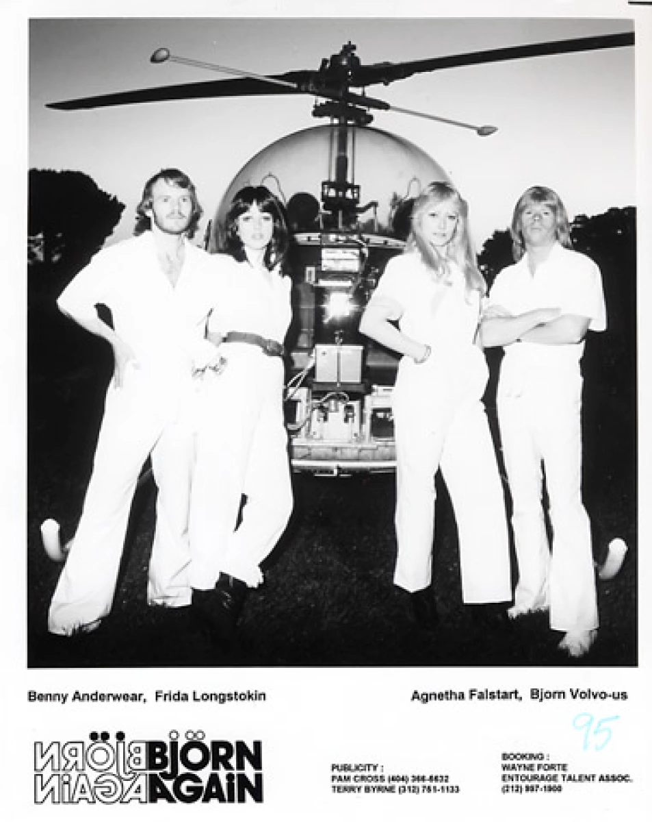 Bjorn Again Vintage Concert Photo Promo Print at Wolfgang's