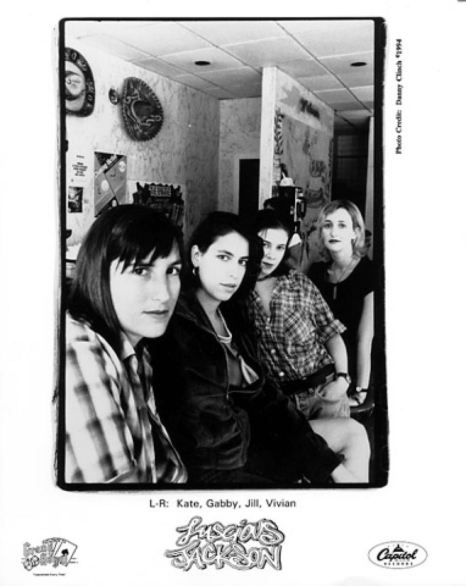 Luscious Jackson Vintage Concert Photo Promo Print, 1994 at Wolfgang's