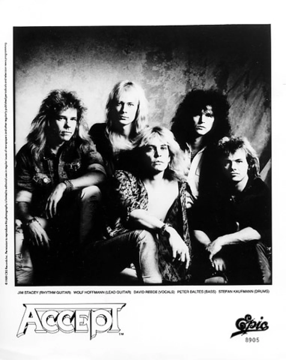 Accept Vintage Concert Photo Promo Print at Wolfgang's