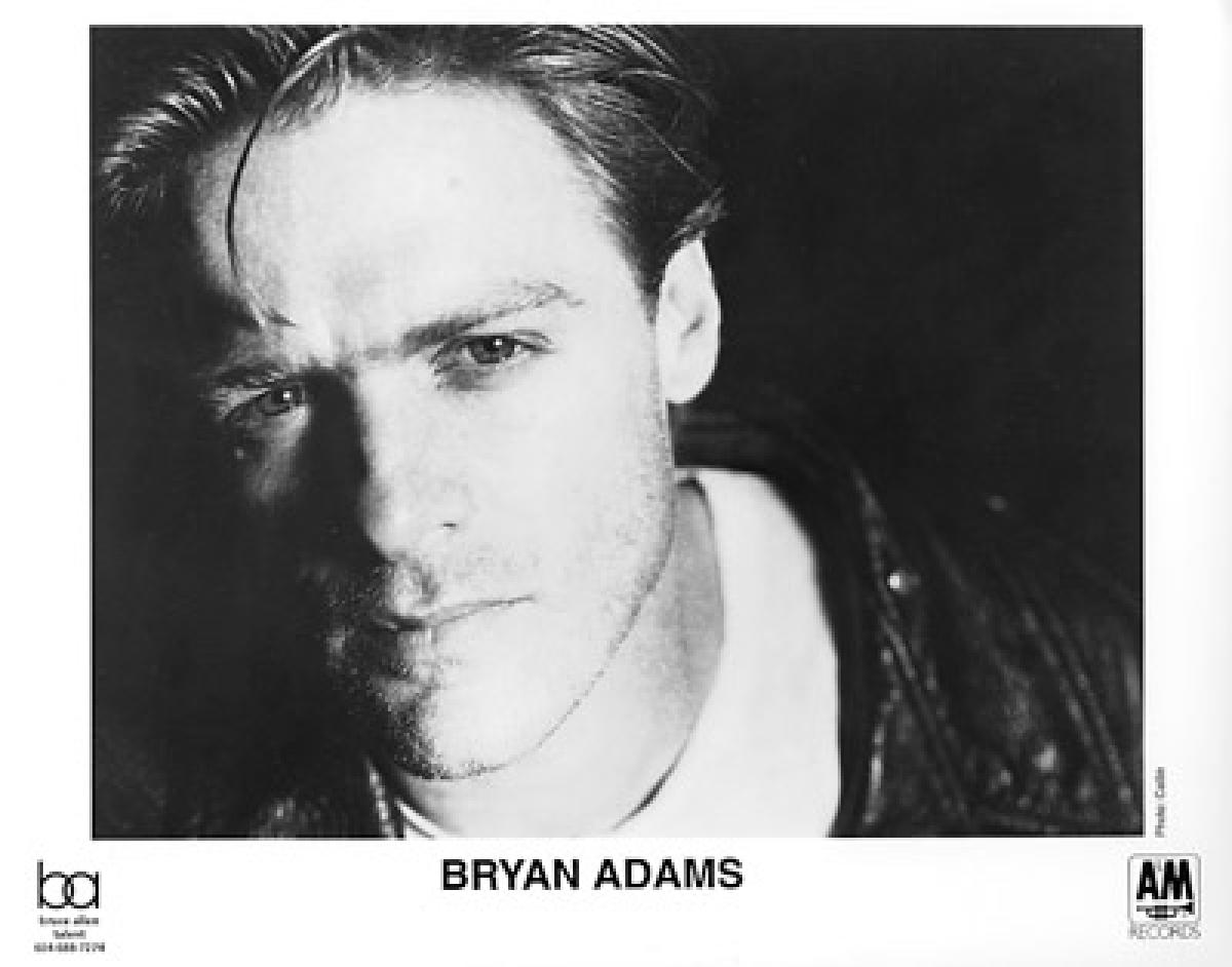 Bryan Adams Vintage Concert Photo Promo Print at Wolfgang's