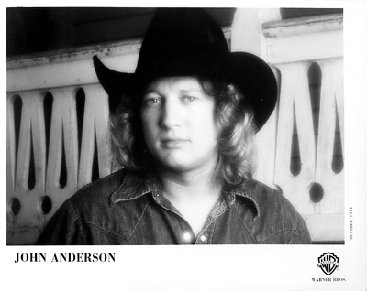 John Anderson Vintage Concert Photo Promo Print, 1981 at Wolfgang's