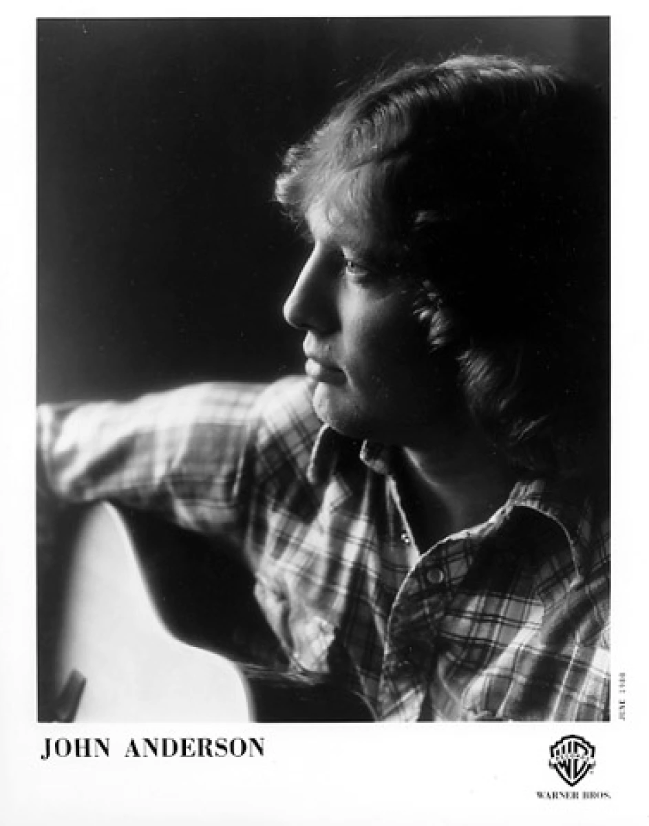 John Anderson Vintage Concert Photo Promo Print, 1980 at Wolfgang's