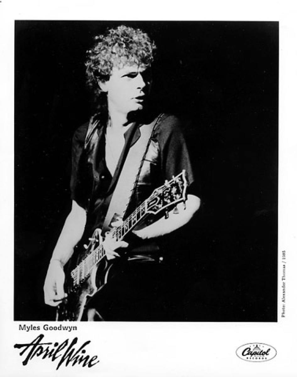 Myles Goodwyn Vintage Concert Photo Promo Print, 1985 at Wolfgang's