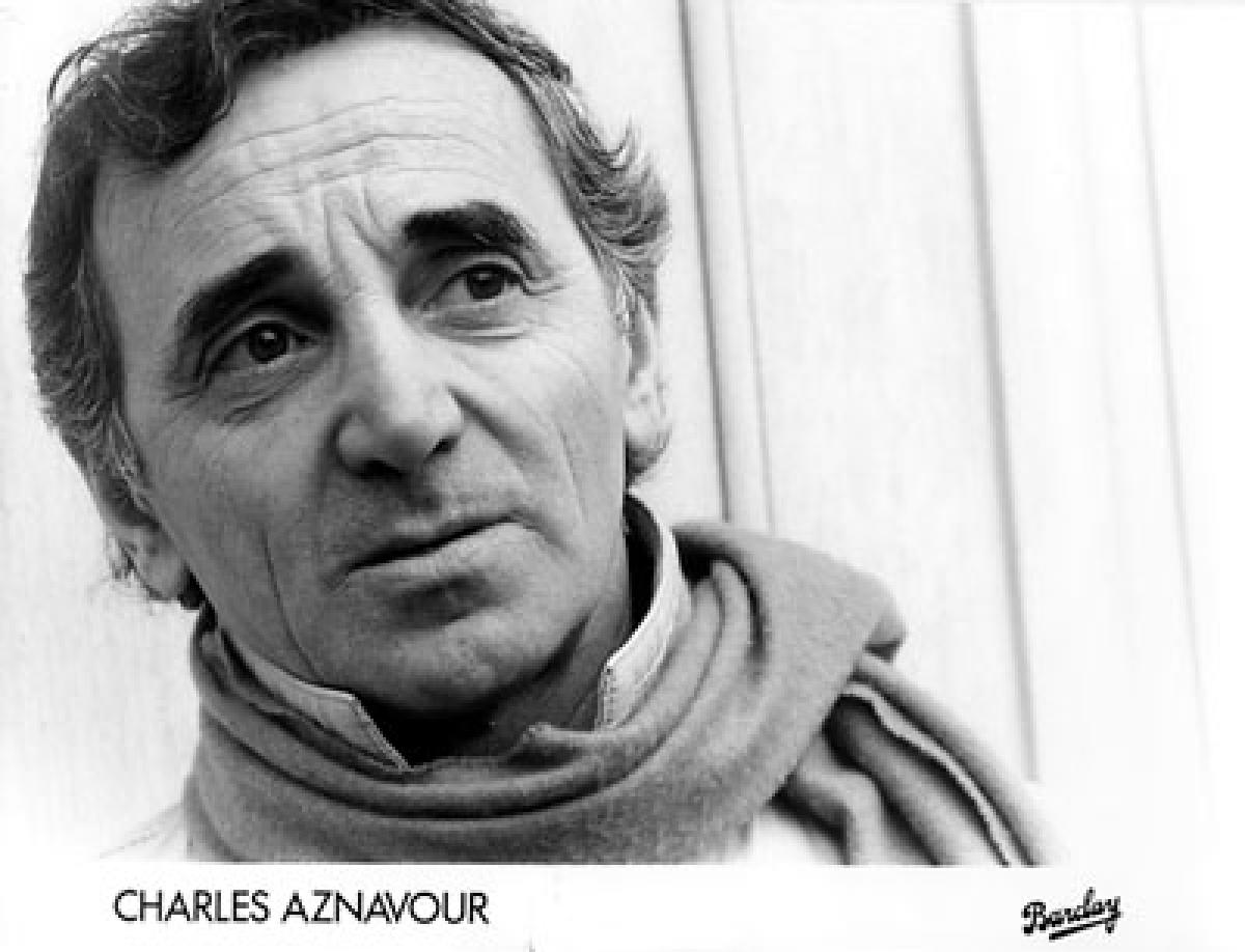Charles Aznavour Vintage Concert Photo Promo Print at Wolfgang's