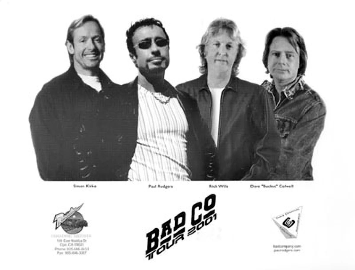 Bad Company Vintage Concert Photo Promo Print at Wolfgang's
