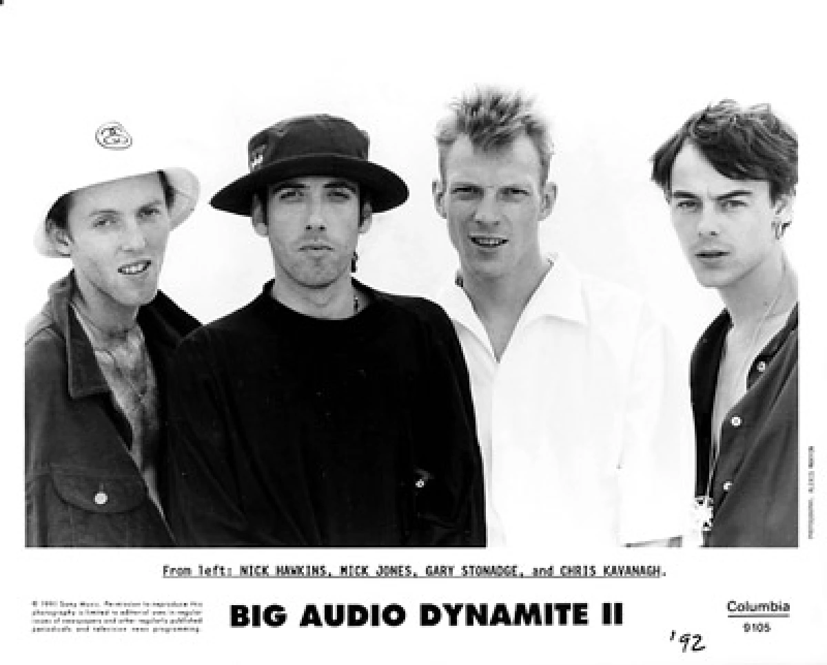Big Audio Dynamite II Vintage Concert Photo Promo Print from Garfield ...