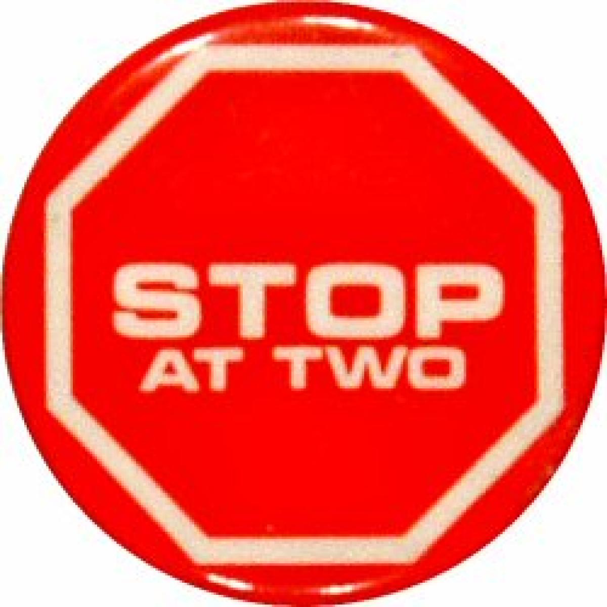 Stop At Two Pin at Wolfgang's