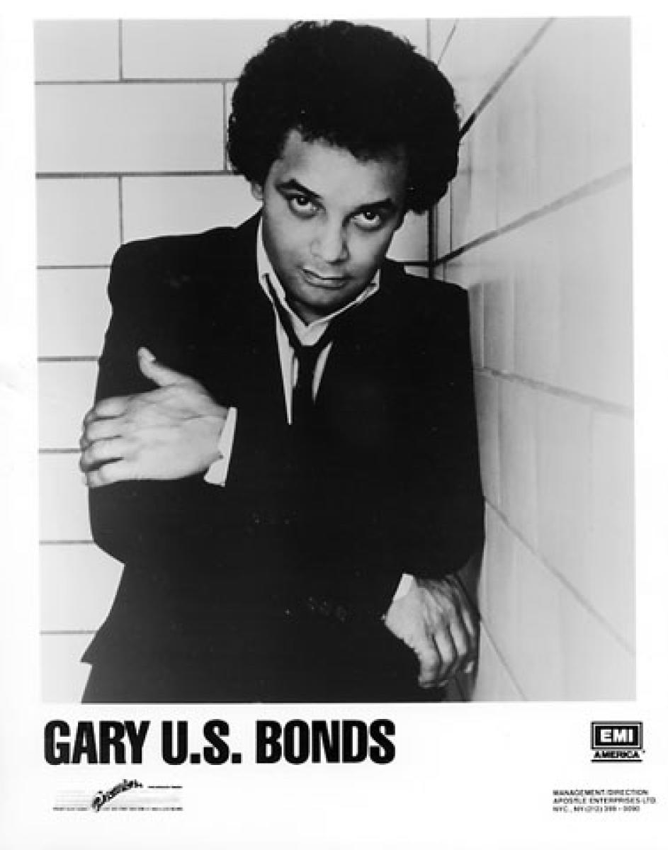 Gary "U.S." Bonds Vintage Concert Photo Promo Print at Wolfgang's