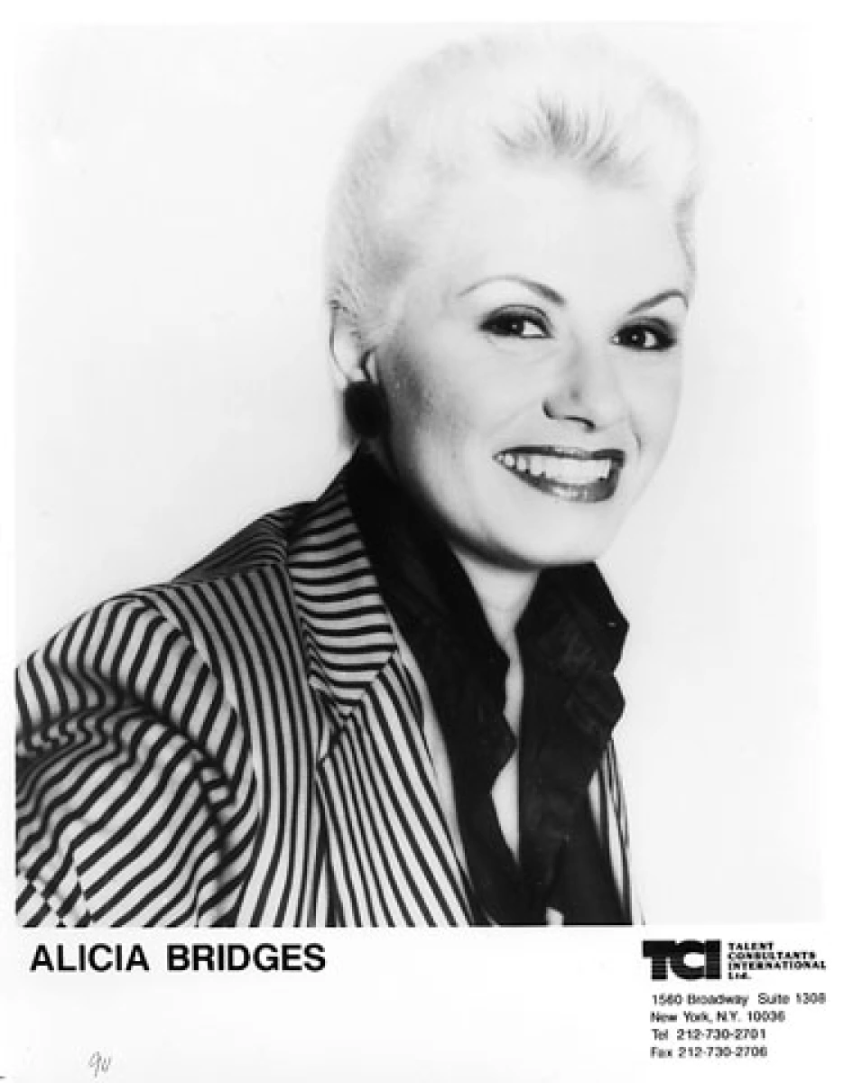 Alicia Bridges Vintage Concert Photo Promo Print at Wolfgang's