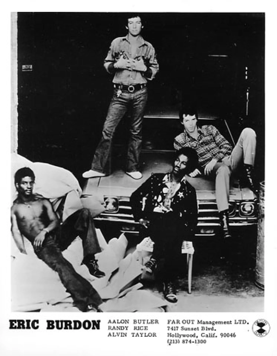 Eric Burdon Vintage Concert Photo Promo Print at Wolfgang's