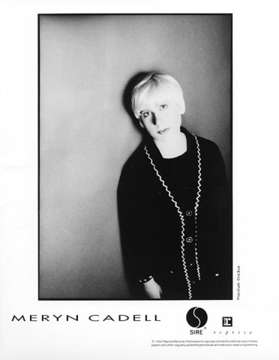 Meryn Cadell Vintage Concert Photo Promo Print, 1992 at Wolfgang's