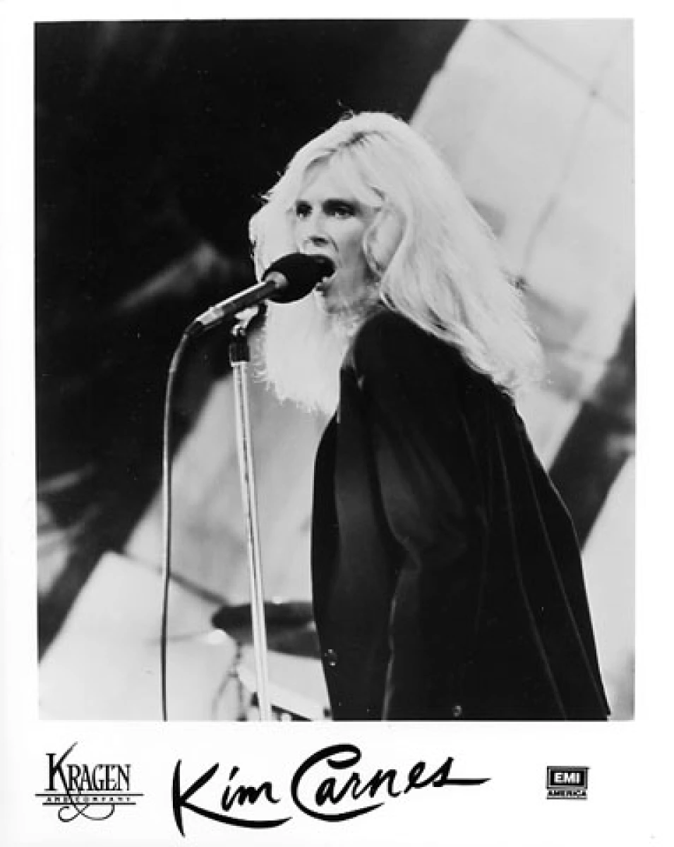 Kim Carnes Vintage Concert Photo Promo Print from Garfield Jr. High ...