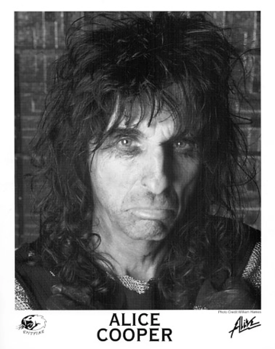 Alice Cooper Vintage Concert Photo Promo Print at Wolfgang's
