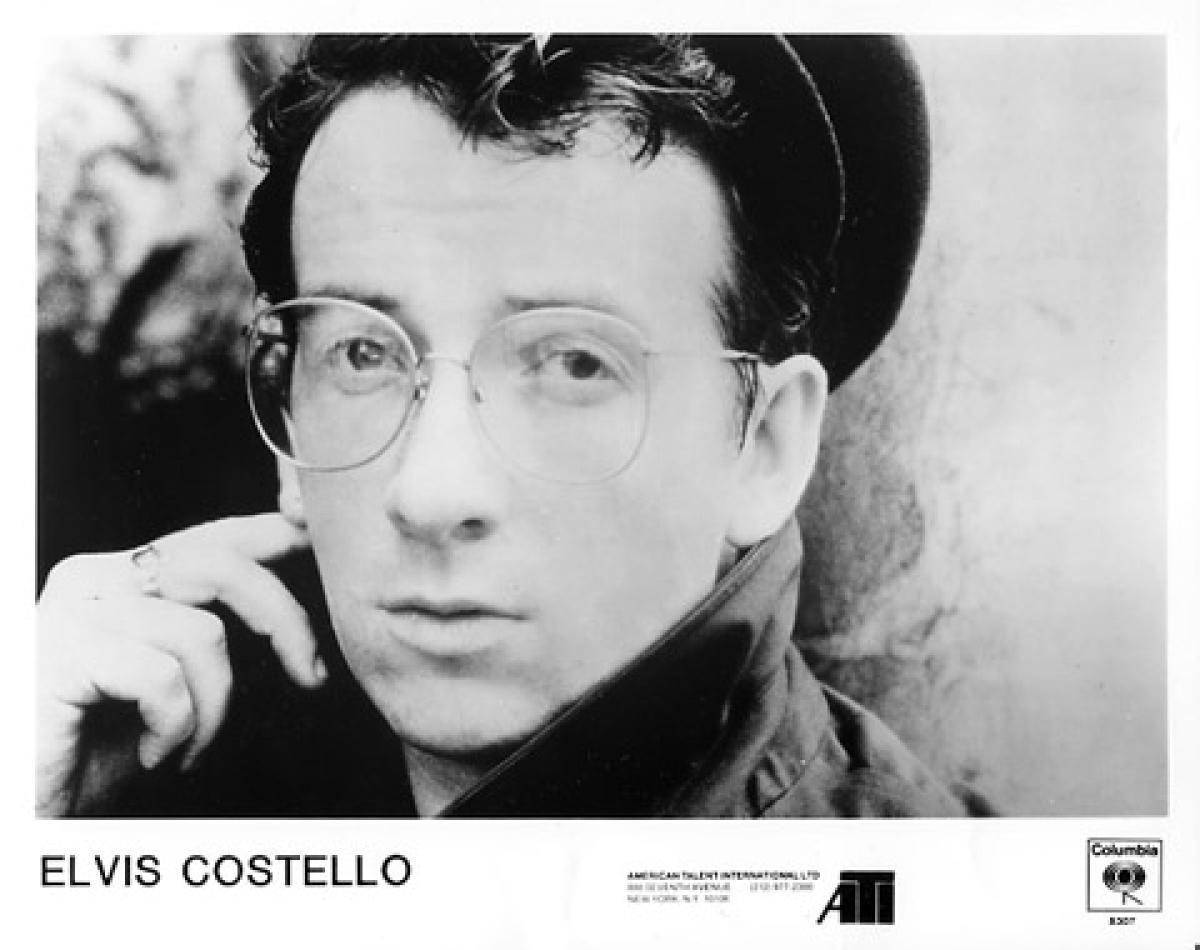 Elvis Costello Vintage Concert Photo Promo Print at Wolfgang's