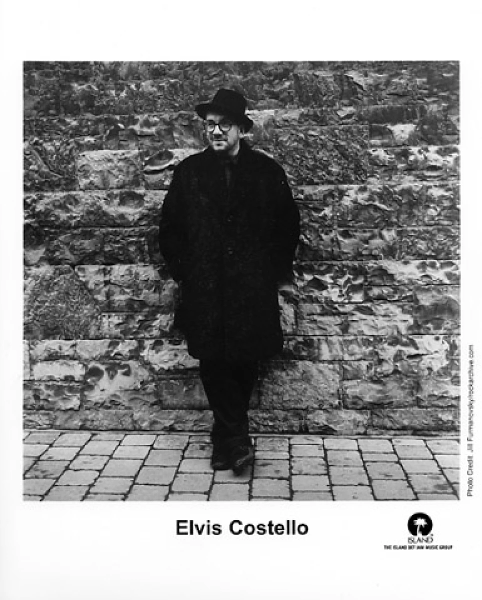 Elvis Costello Vintage Concert Photo Promo Print at Wolfgang's