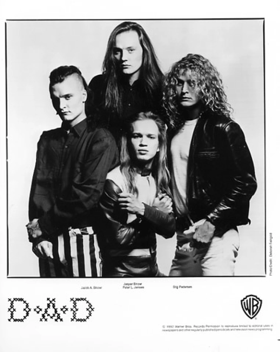 D.A.D Vintage Concert Photo Promo Print, 1992 at Wolfgang's