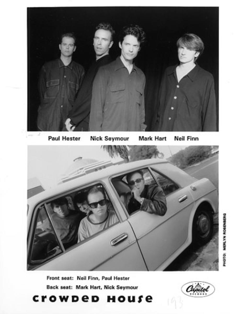 Crowded House Vintage Concert Photo Promo Print at Wolfgang's
