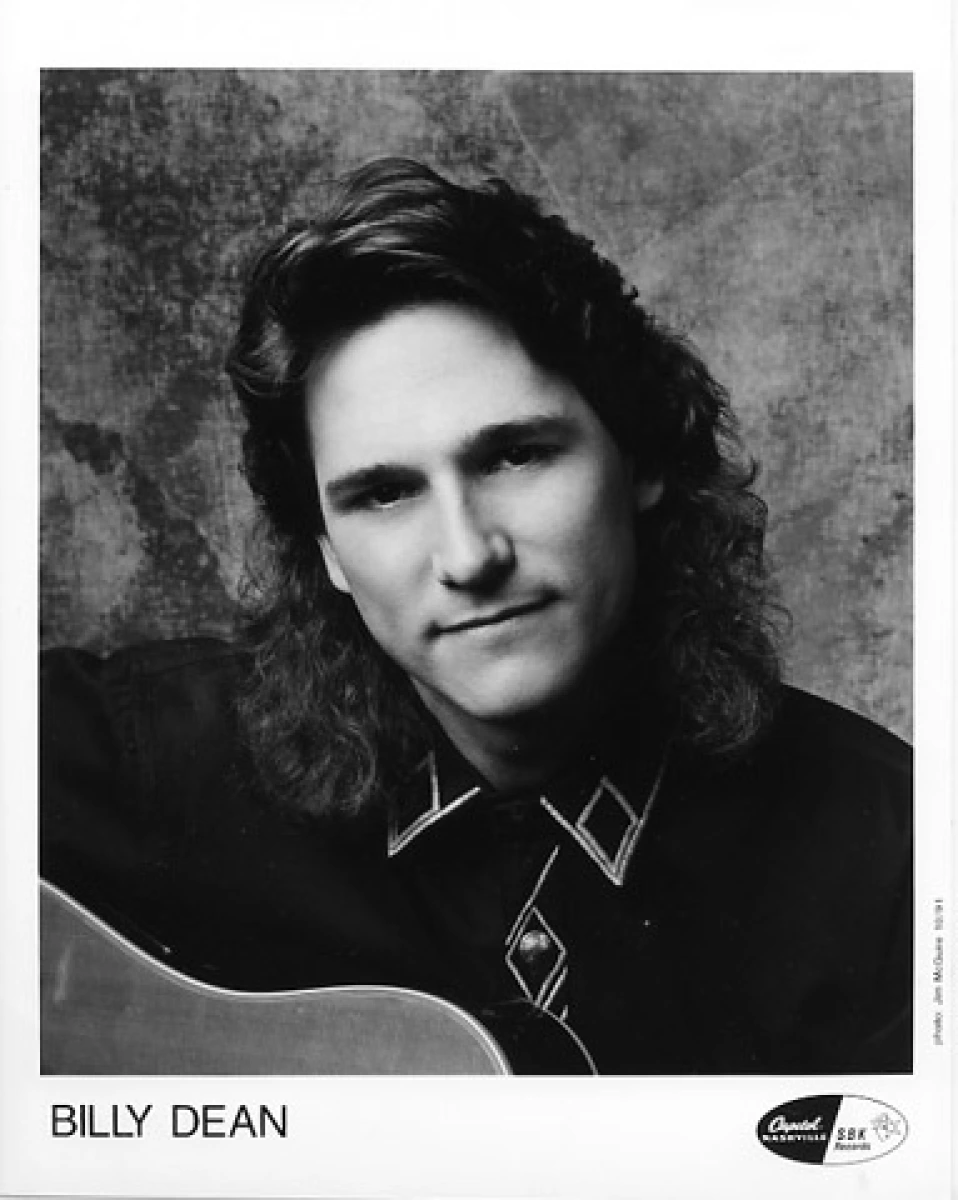 Billy Dean Vintage Concert Photo Promo Print, 1991 at Wolfgang's