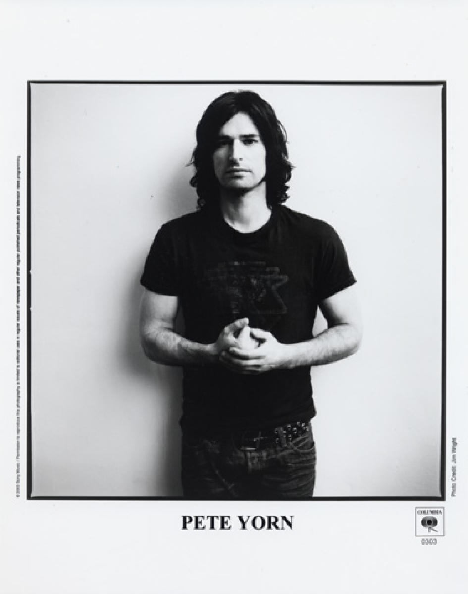 Pete Yorn Vintage Concert Photo Promo Print, 2003 at Wolfgang's