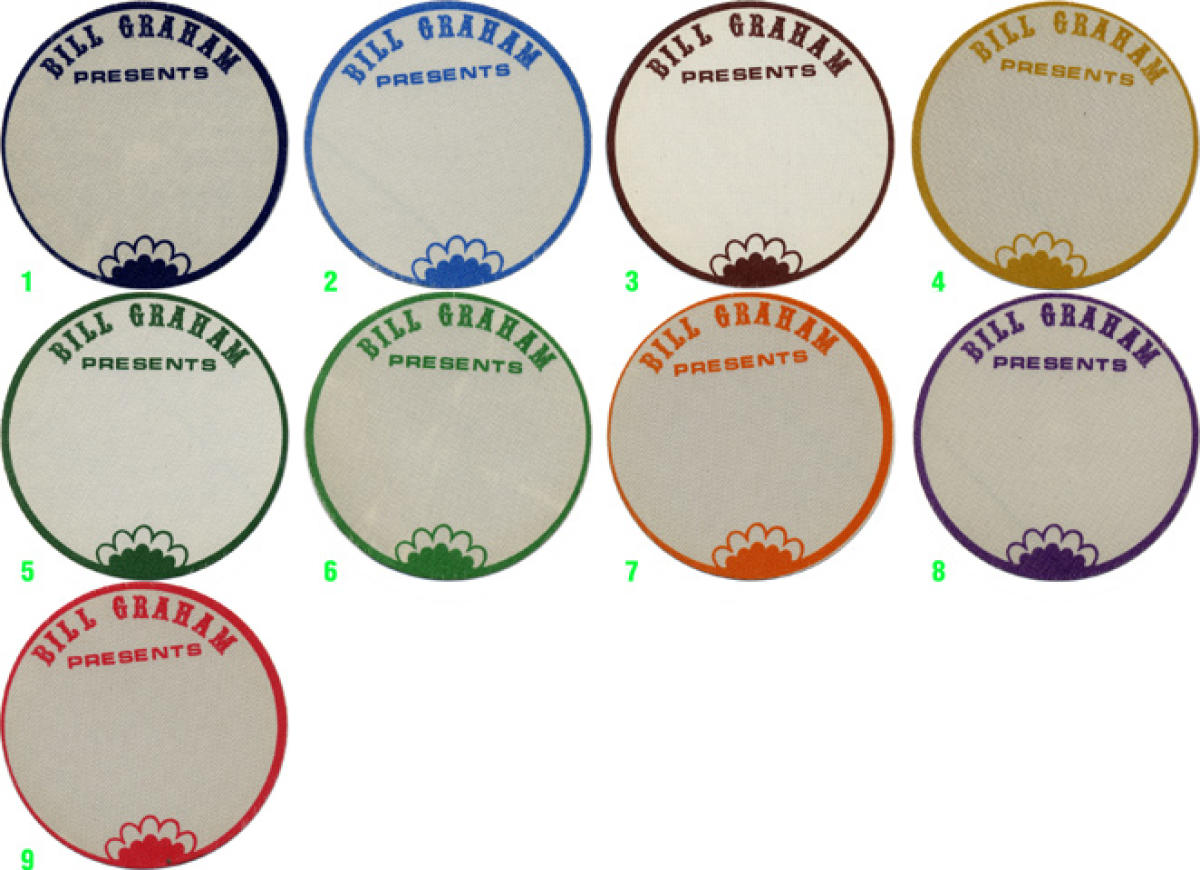 Bill Graham Presents Backstage Pass at Wolfgang's