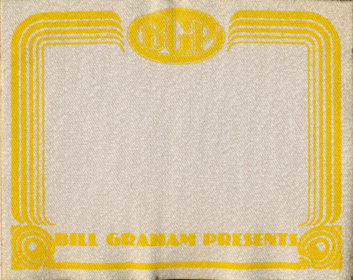 Bill Graham Presents Backstage Pass at Wolfgang's