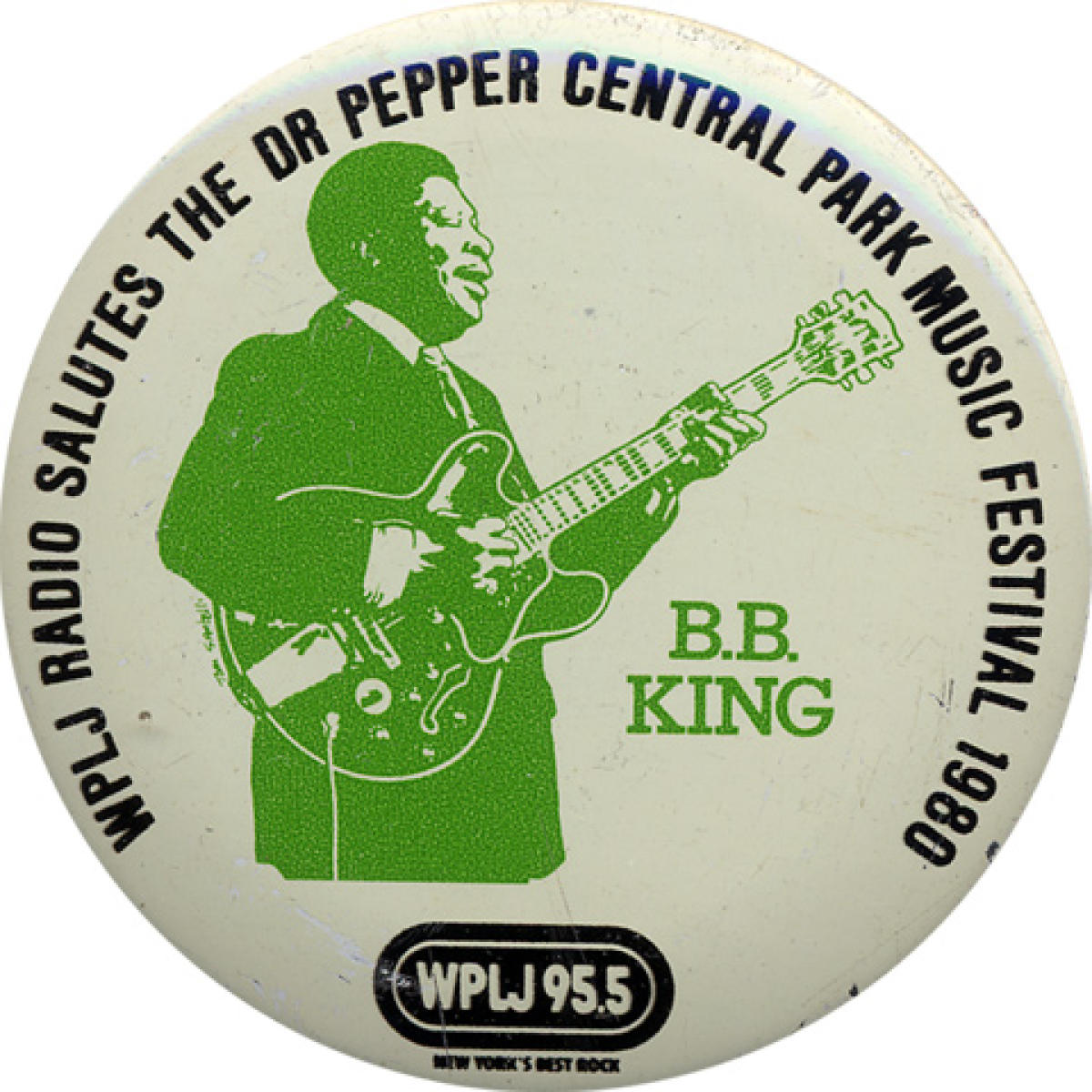 Dr Pepper Central Park Music Festival Pin from Central Park, 1980 at ...