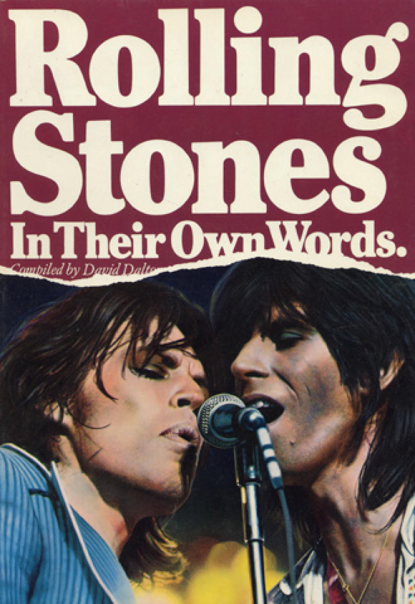 Rolling Stones: In Their Own Words. Book by David Dalton, 1980 at ...