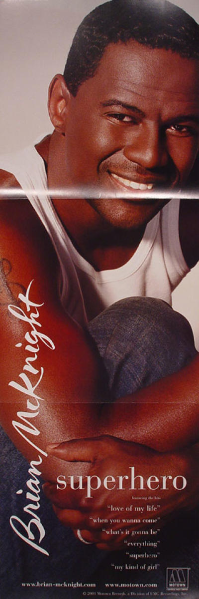 Brian McKnight Vintage Concert Poster, 2001 at Wolfgang's