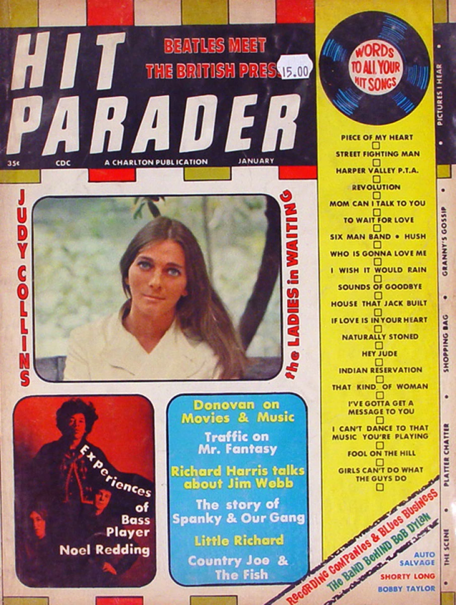 Hit Parader | January 1969 at Wolfgang's