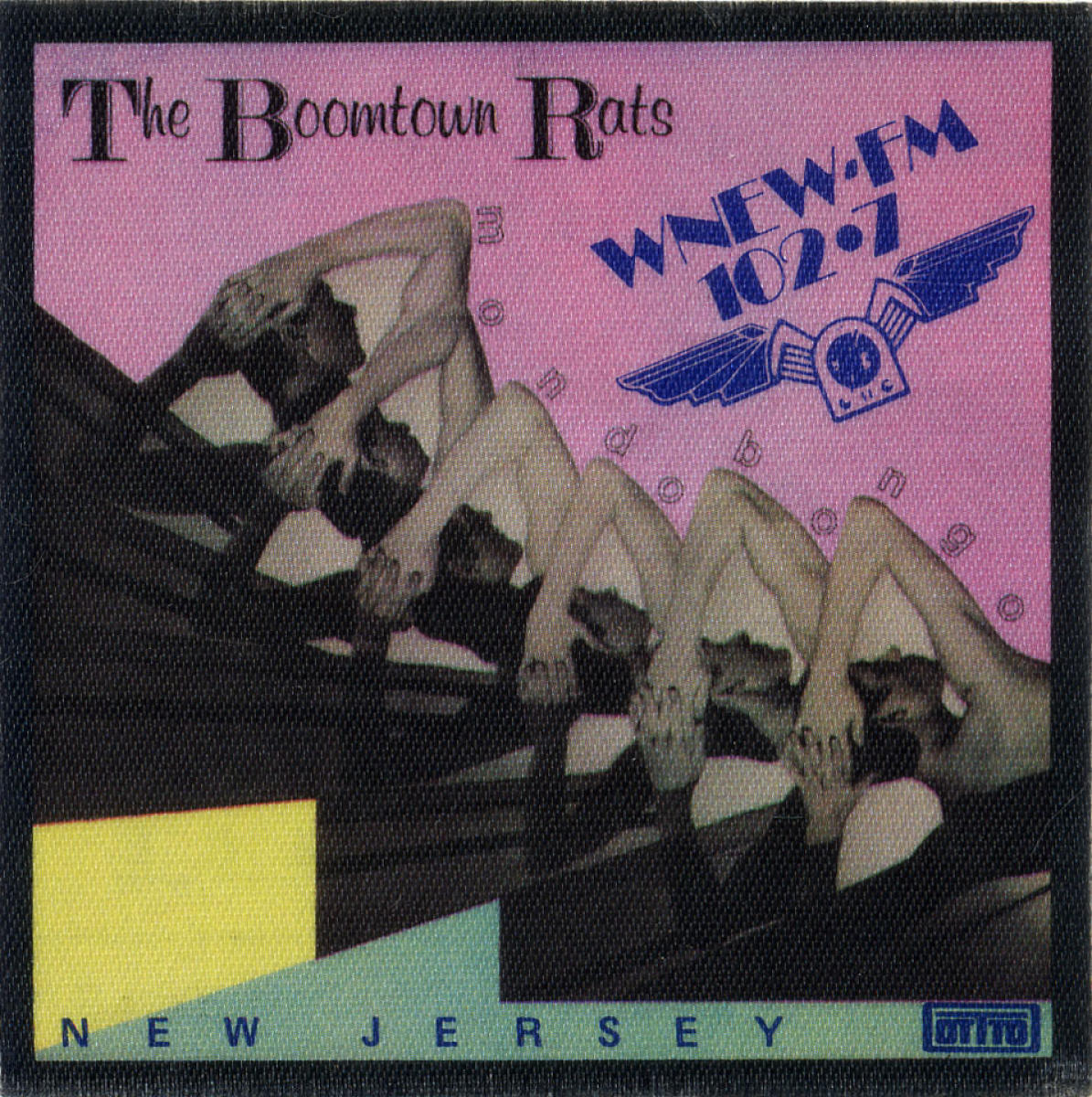 The Boomtown Rats Backstage Pass from Brendan Byrne Arena at Wolfgang's