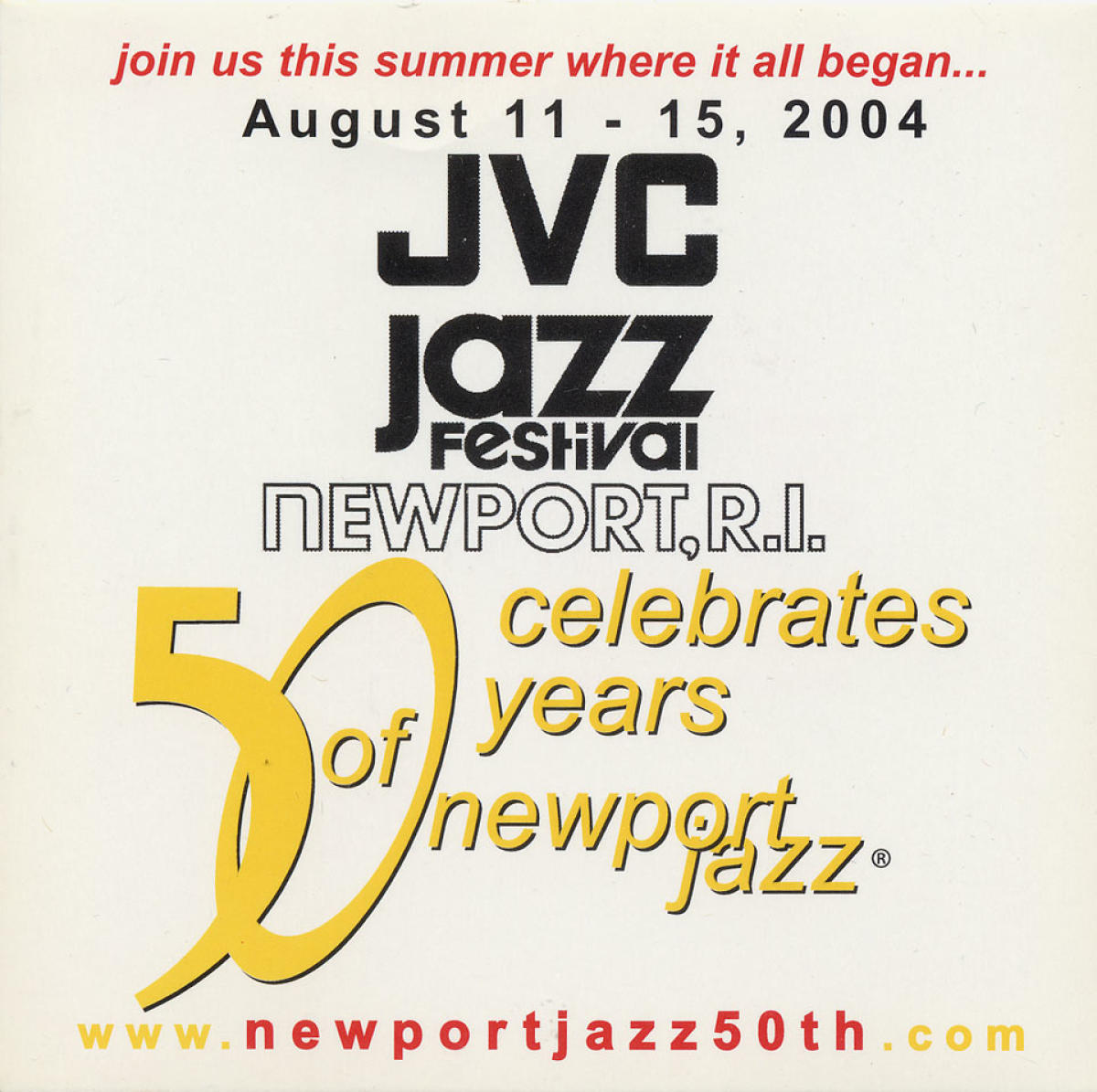 JVC Jazz Festival Celebrates 50 Years of Newport Jazz Backstage Pass ...